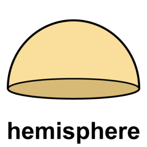 【イラスト】hemisphereの意味、読み方 | イラストと語呂合わせで覚える英単語