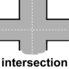 英語で「交差点」は？「intersection」の意味、読み方、発音 | イラストと語呂合わせで覚える英単語
