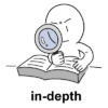 【イラスト】「in-depth」の意味-in-depthとin depthの違いは？ | イラストと語呂合わせで覚える英単語